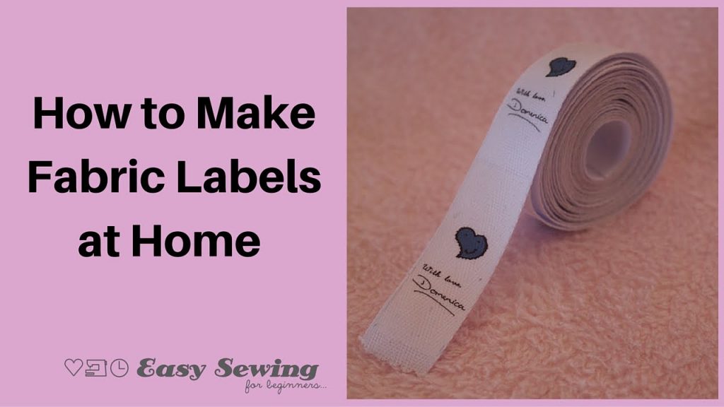 DIY Fabric Labels: Simple Steps for Crafting at Home - Bag packing and ...