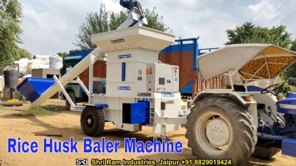 Efficient Rice Husk Bagging & Packing Machine for Indian Mobile Baler ...