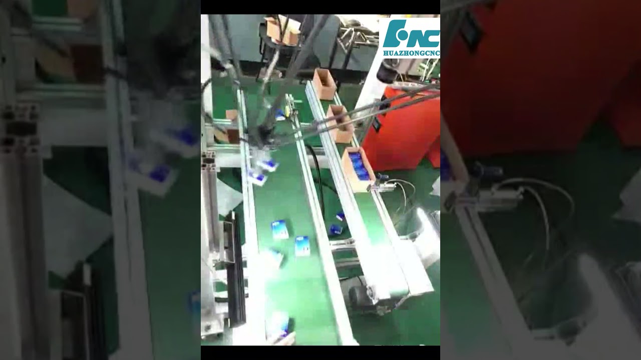 Efficient Sorting and Packing with a Cutting-Edge Delta Robot Arm - Bag packing and packing line