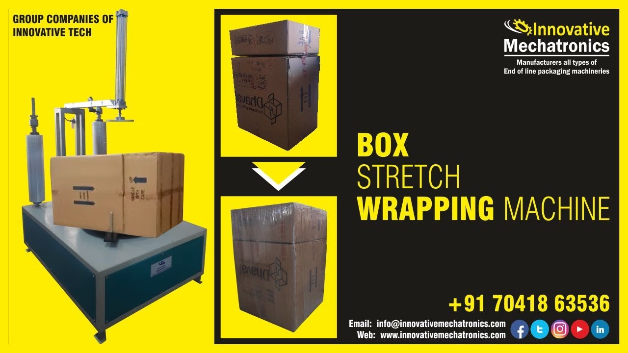 Efficient and Affordable Carton Stretch Wrapping Machine in India - Bag ...