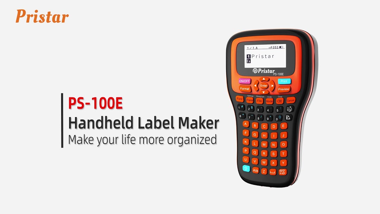 Effortless Labeling with the Ultimate Pristar Handheld Label Maker ...
