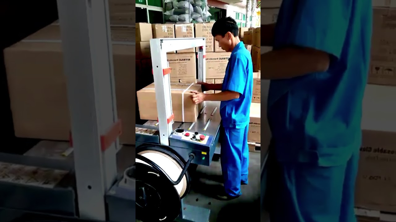 Effortlessly Secure Packages with Automated Electric Strapping Machine ...