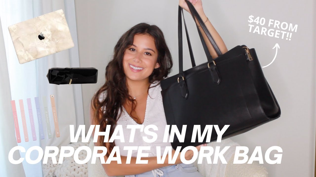 What's Inside My Corporate Work Bag: Essential Items Revealed! - Bag ...