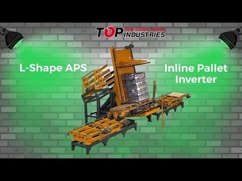 Automatic Pallet Inverter Simplified - Bag packing and packing line