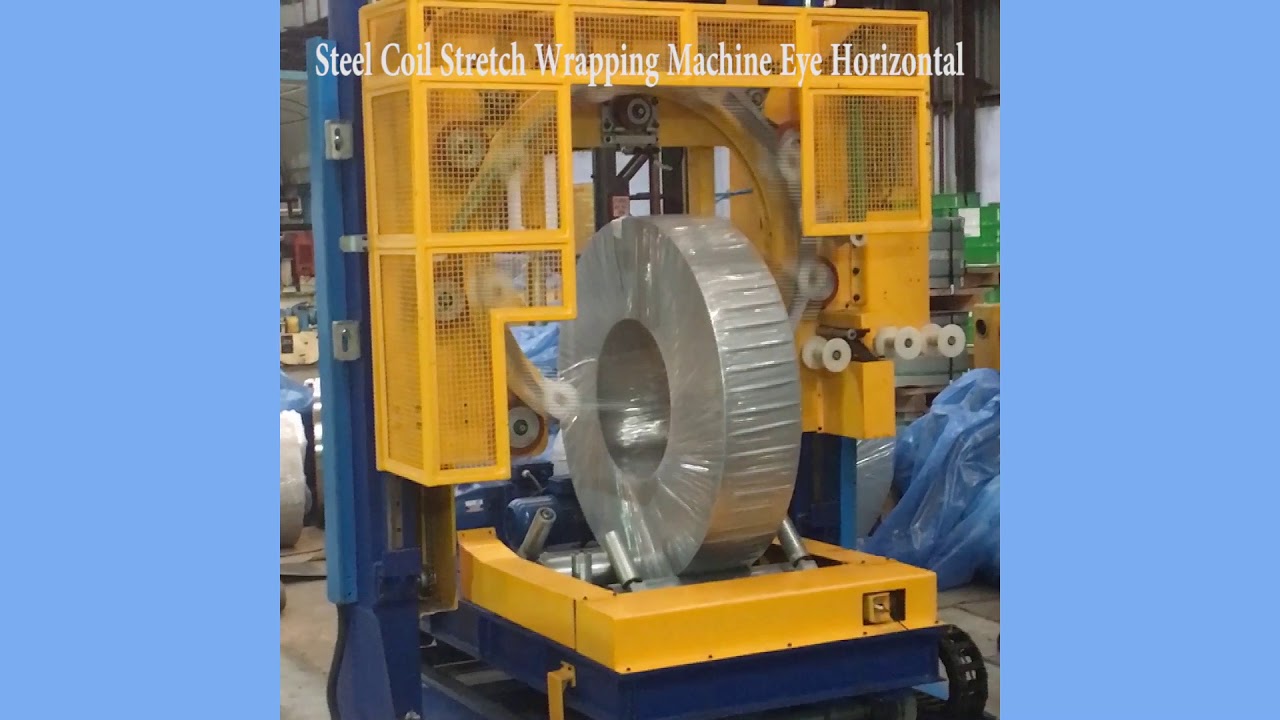 Coil Wrapping Machine - Horizontal Eye Stretch - Bag packing and ...