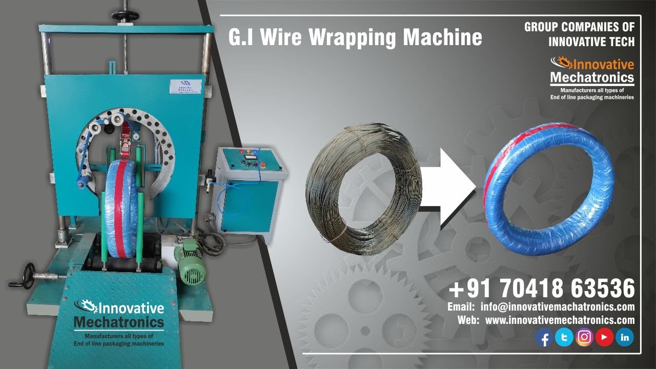 Coil Wrapping Machine for Vertical Coil Packaging - Bag packing and ...
