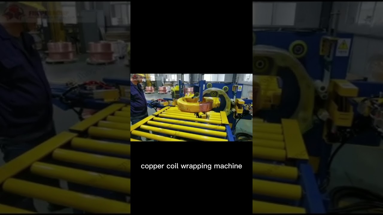 Copper Coil Packaging and Tapping Machine - Bag packing and packing line