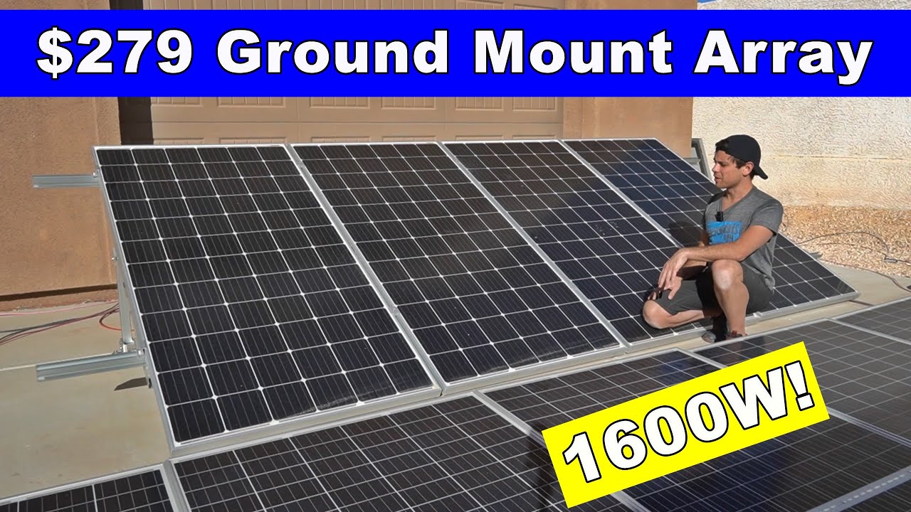 DIY-Friendly Ground Mount Solar Array at $279 per Pallet Inverter - Bag ...
