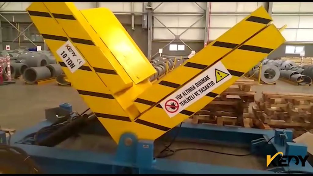 Hydraulic Coil & Die Mold Upender | Lifting Equipment - Bag packing and ...