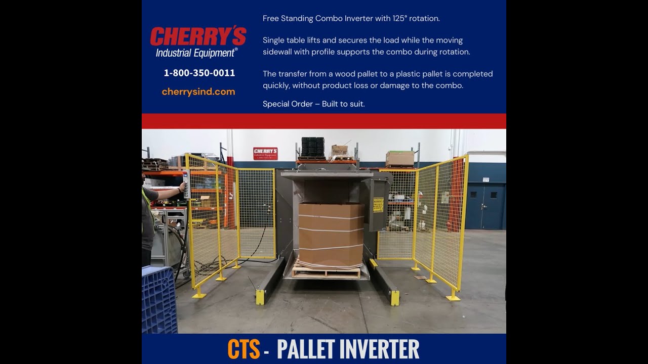 Industrial Pallet Inverter - Bag packing and packing line