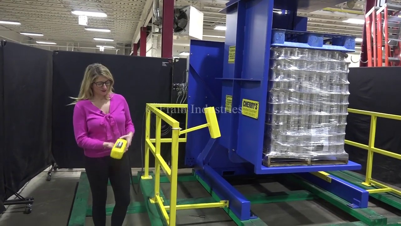 Industrial Single Clamp Hydraulic Pallet Inverter - Bag packing and ...