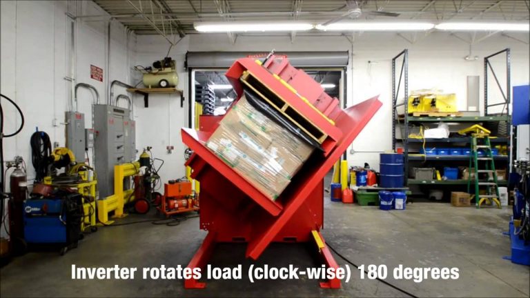 Pallet Inverter Enhanced with Pallet Grippers: Adding Slip Sheets - Bag ...