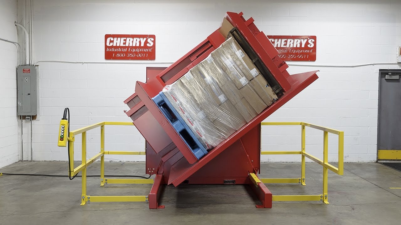 Versatile Dual Clamp Pallet Inverter Equipment - Bag packing and ...